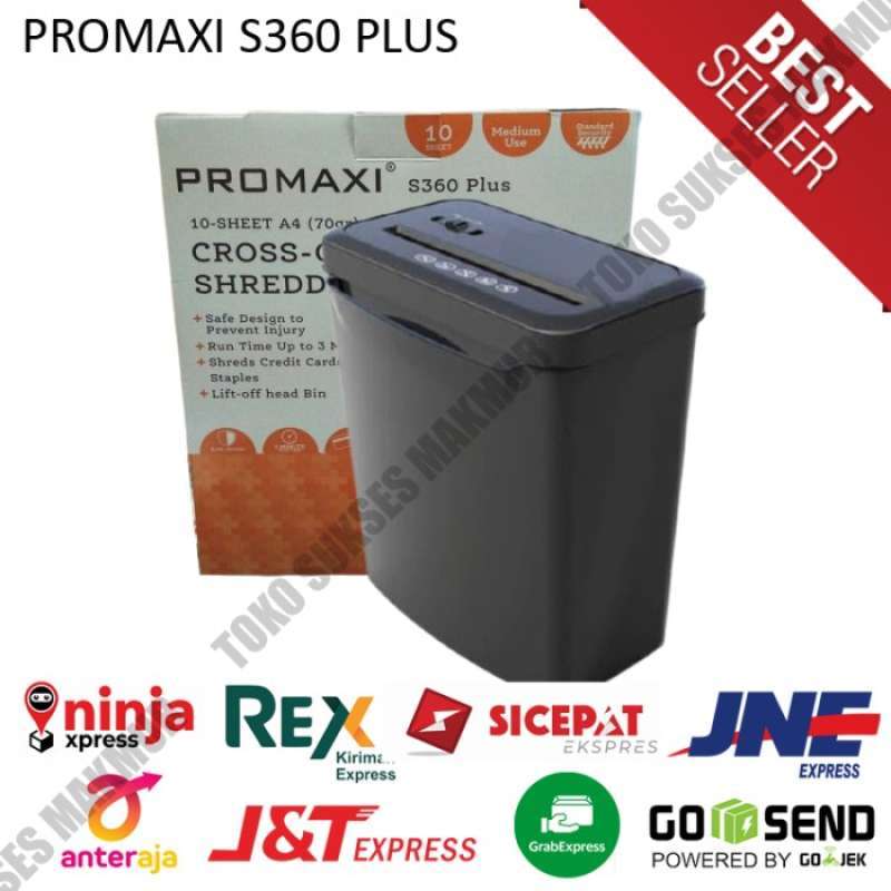 Promo Paper Shredder / Penghancur Kertas Promaxi S360 Plus Diskon 17% ...