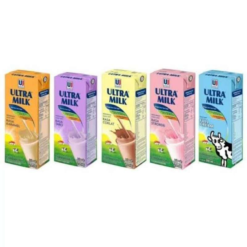 Jual Susu ULTRA MILK UHT all varient - kotak 200 ml - Coklat di Seller ...