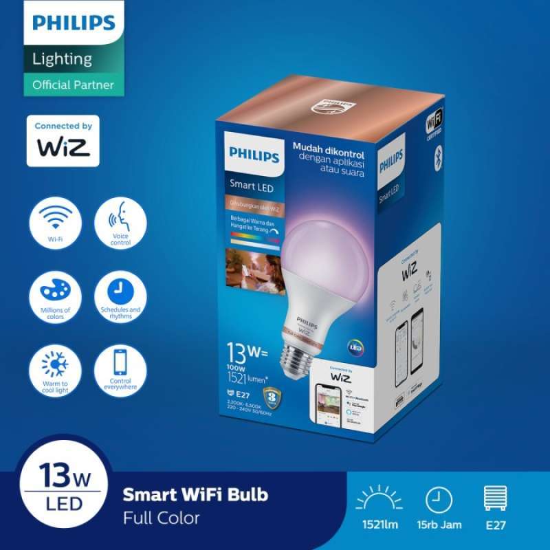 Promo Philips Lampu Smart Wi Fi Led 13W With Bluetooth - Tunable Color ...