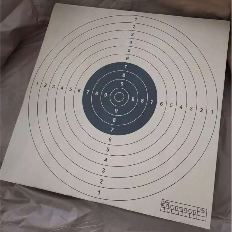 Jual Kertas Target Sasaran Tembak Standart Perbakin Di Seller Thalassaa ...