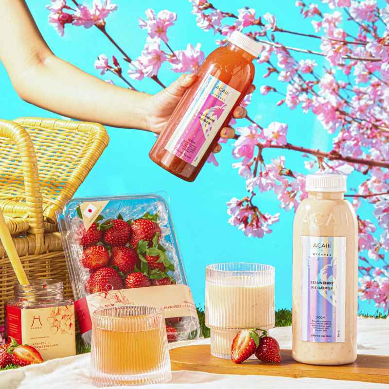 Jual Acaii Tea X Hyoshii Strawberry Blossom 500ml Di Seller Acaii Tea ...