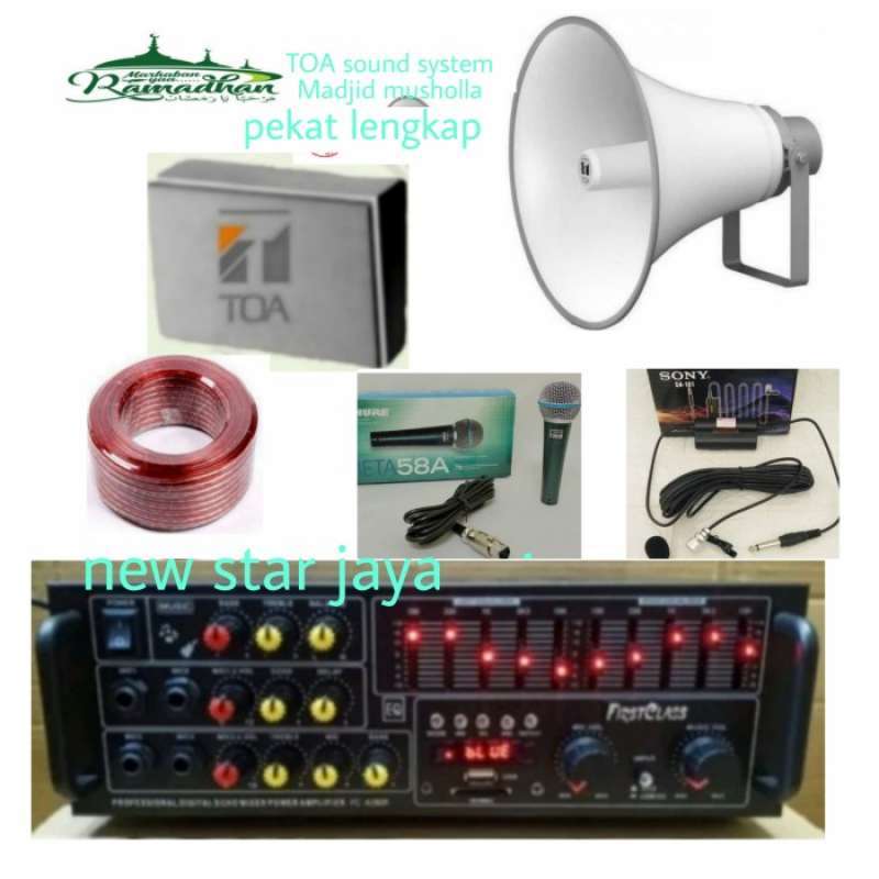 Jual paket sound system Toa mesjid musholla lengkap di Seller Gamma Store - Kalibata, Kota ...