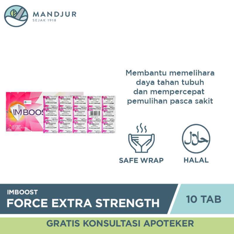 Jual Imboost Force Extra Strength Strip 10 Kaplet - Penambah Imun Tubuh ...