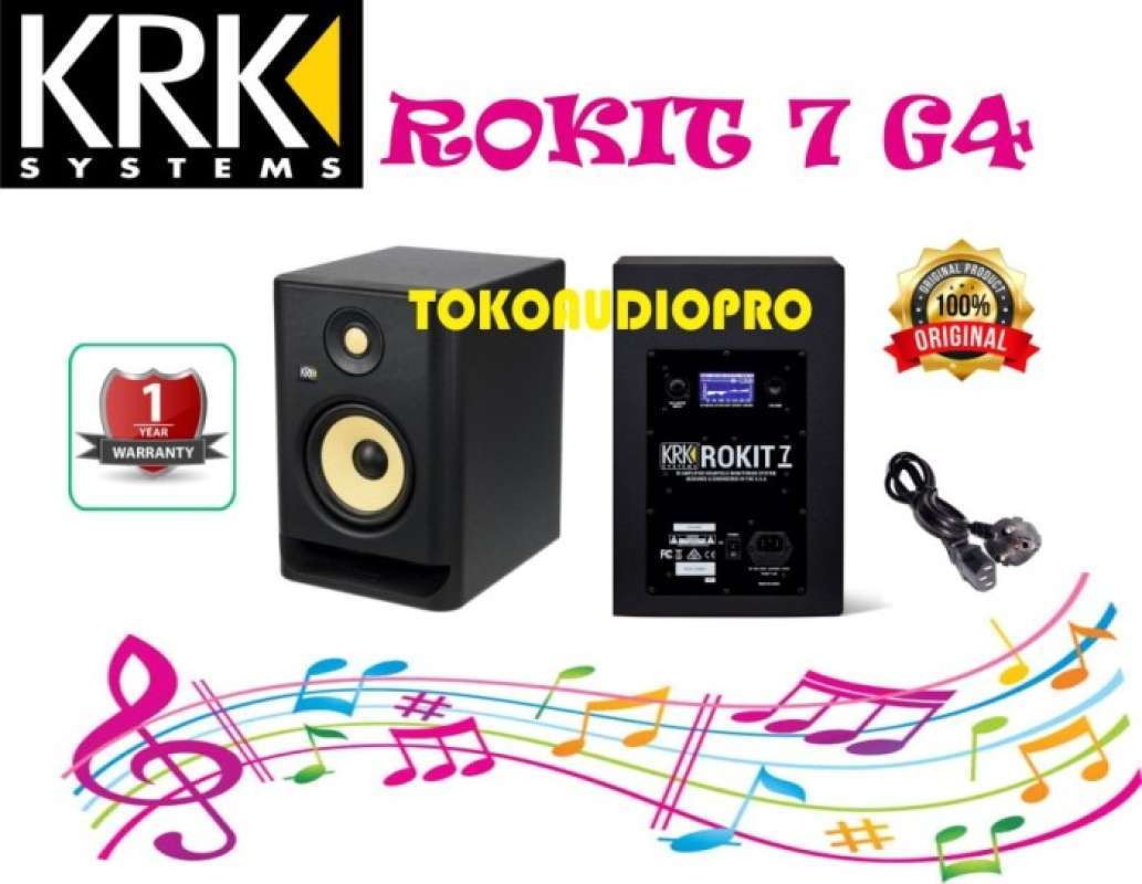 Promo Speaker KRK Rokit 7 G4 7-inch Speaker Monitor Studio Original ...