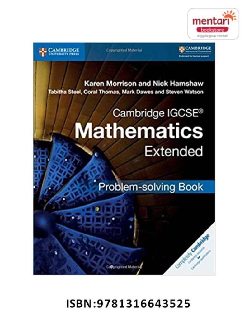 Promo Cambridge IGCSE® Mathematics Extended Problem - solving Book Diskon 23% di Seller Bane ...