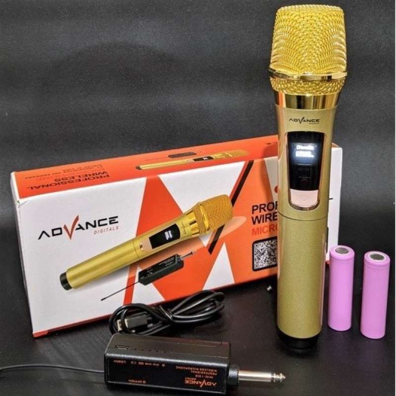 Promo Mic Wireless Advance 103 Microphone 103 Mic Profesional SUara ...