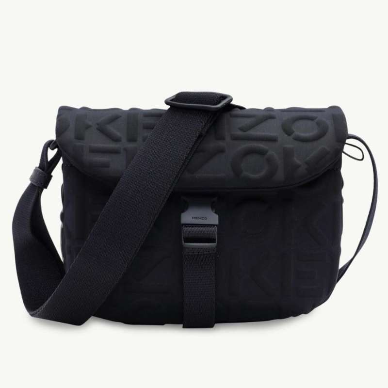 Promo Kenzo Mini Kenzogram Messenger Bag In Black Diskon 1% Di Seller ...