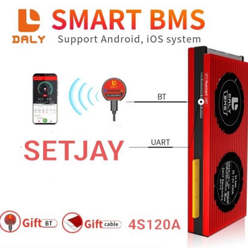 Promo Smart bms DALY 4s 12v 120a lifepo4 Diskon 23% di Seller Alice ...
