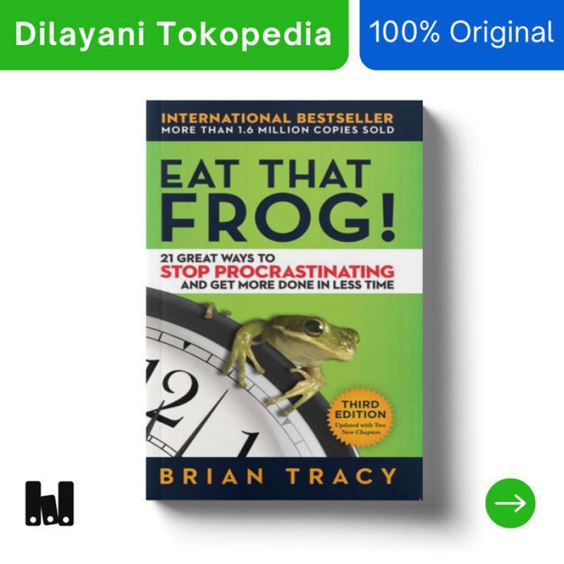 Promo Buku Import Eat That Frog! by Brian Tracy Original Second Edition ...