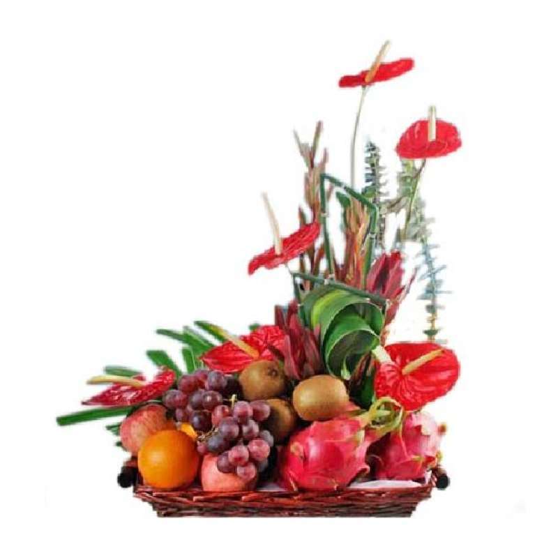 Jual Parcel Buah Bunga Parsel Buah Segar Paket Parcel Buah Keranjang ...