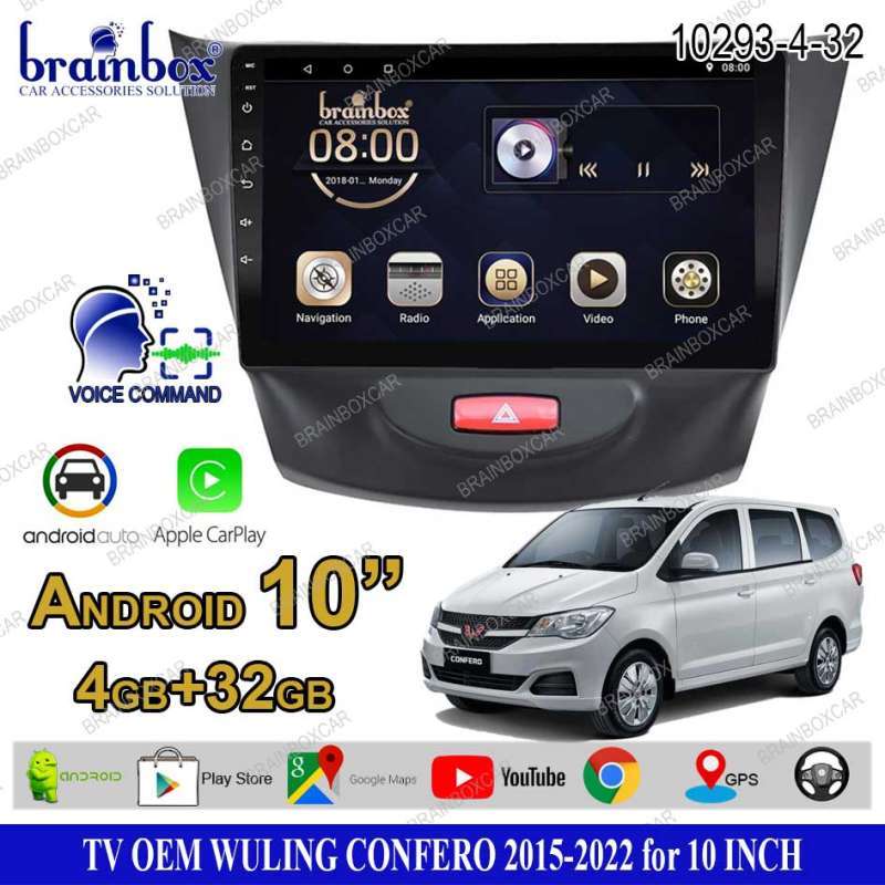 Jual Brainbox TV Mobil OEM Wuling Confero 2015-2022 Android Headunit ...