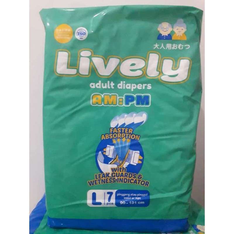 Jual Popok Dewasa Perekat LIVELY L7-AM:PM- LIVELY L7 di Seller Jogja ...