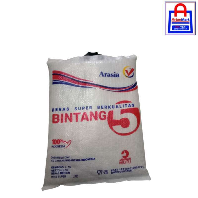 Jual Beras Arasia Bintang 5kg Di Seller Arjun Mart - Kenangan, Kab. Deli Serdang | Blibli