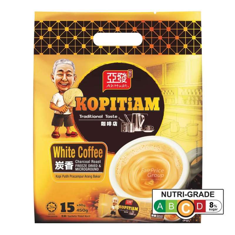 Jual Ah Huat Kopitiam Instant White Coffee 15sX30g di Seller BisQuitto Shop - Baloi Indah, Kota ...