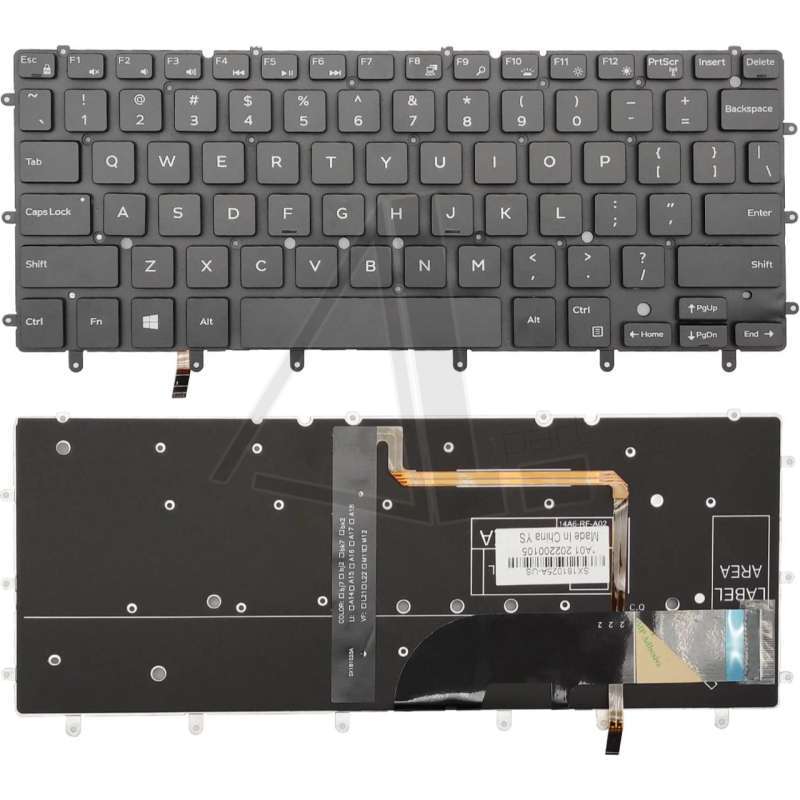 Jual Laptop Keyboard Xps 13 9343 Xps 13 9350 Xps 13 9360 Keyboard ...