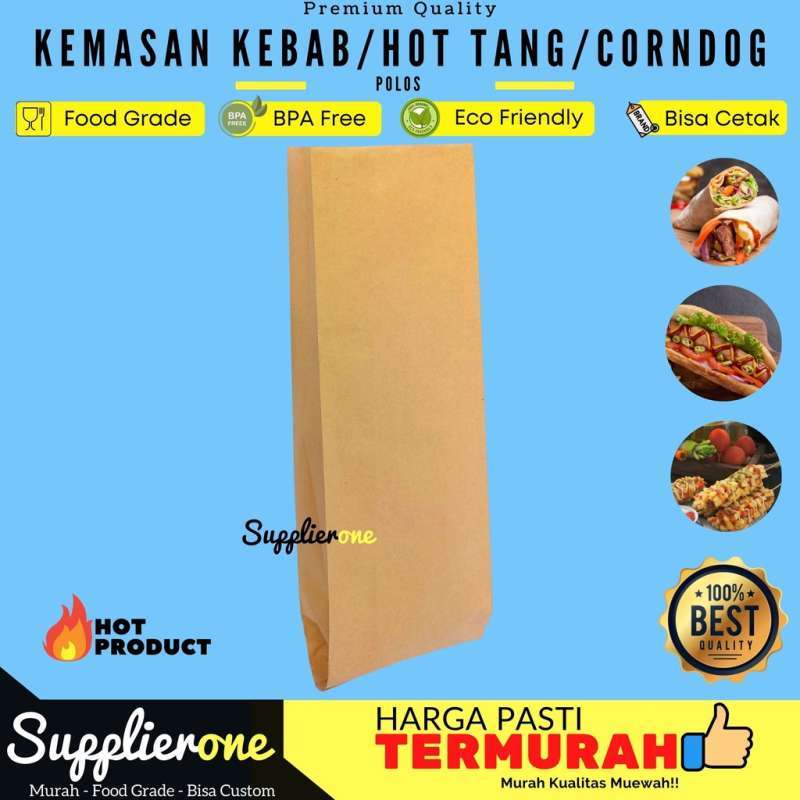 Promo Kemasan Kebab / Dus Kebab / Box Kebab / Wadah Kebab / Kantong ...