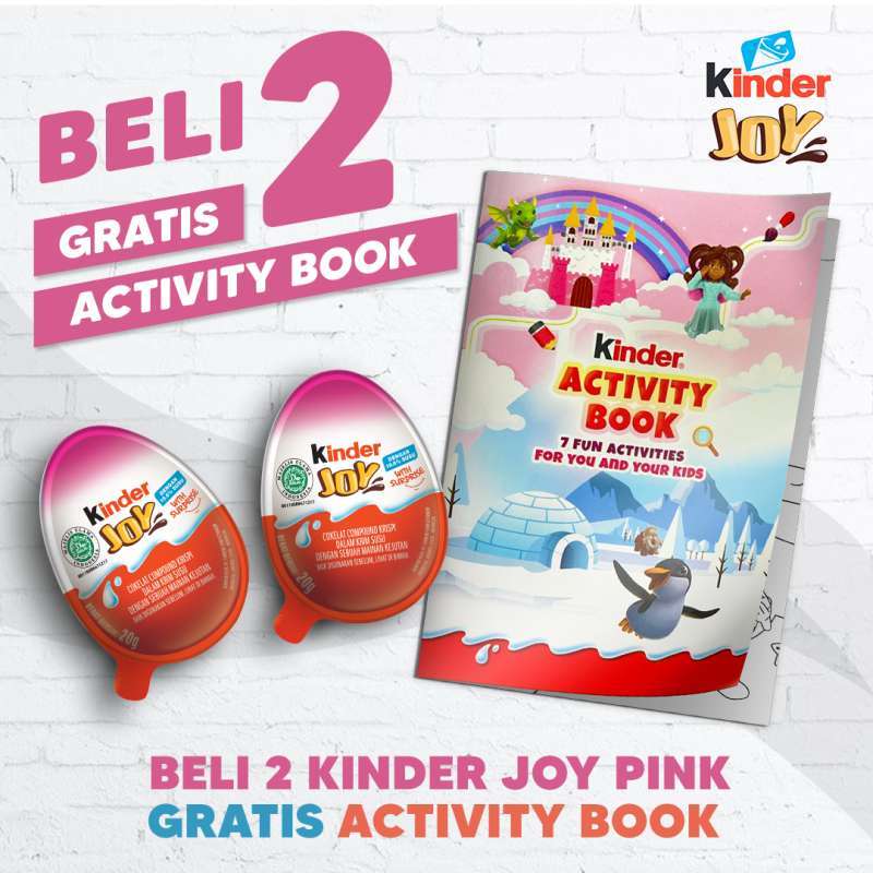 Jual Beli 2 Kinder Joy For Girls [20 G] Free Activity Book Di Seller ...