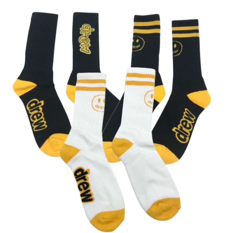 Jual Drew House Cartoon Font Socks 100% Original di Seller Denji Store ...