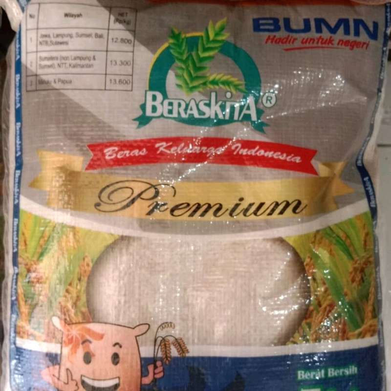 Jual Beras bulog premium 5kg di Seller Pasar badung - Dauh Puri, Kota Denpasar | Blibli