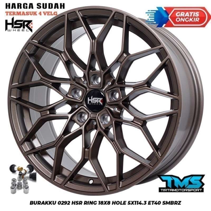 Promo Velg New HSR R18 Pcd 5x114,3 Lebar Rata For Mitsubishi Outlander ...