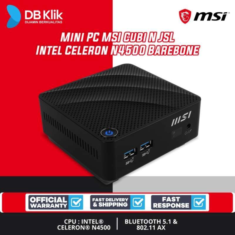Jual Mini PC MSI Cubi N JSL Intel Celeron N4500 Barebone di Seller ...