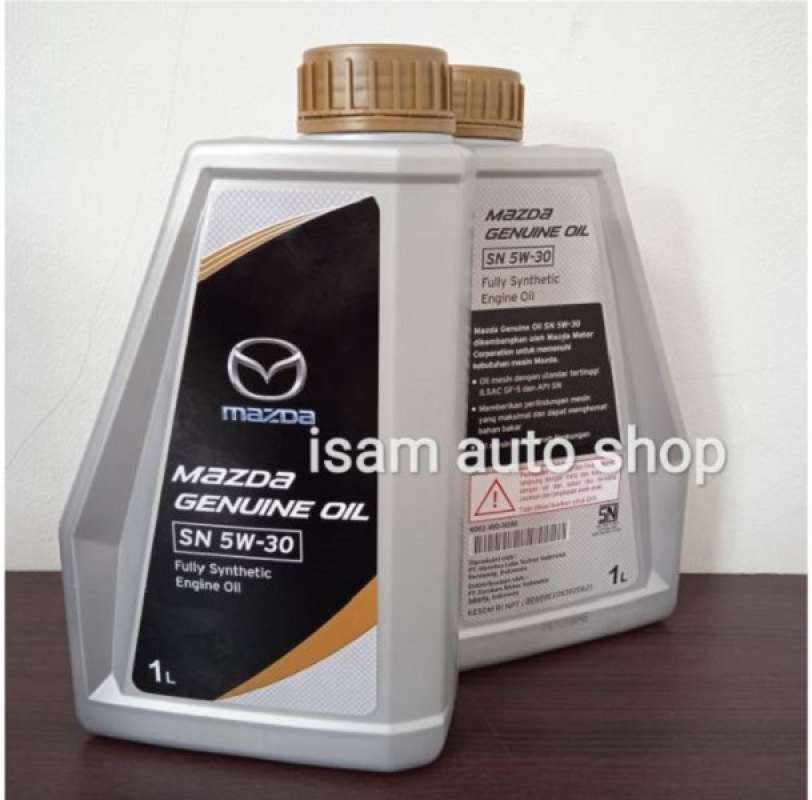 Jual oli mazda genuine oil 5w30 fully synthetic kemasan 1 liter di ...