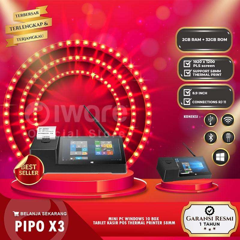 Jual WINDOWS 10 MINI PC PIPO X3 TABLET POS PRINTER THERMAL 58MM - PC KASIR di Seller Iware ...