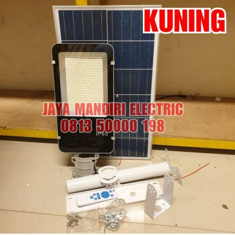 Jual Lampu Jalan Led Solar 400W Kuning Pju Surya Led 400Watt 400 Watt ...