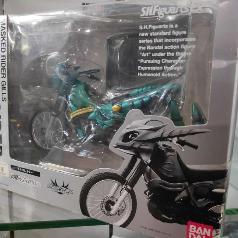 Jual Bandai Shf Gills Raider Kamen Rider Gills Agito Motor Misb Ori Di ...