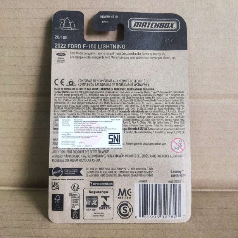 Jual Matchbox 70 Years Special Edition 2022 Ford F-150 Lightning Lot B ...