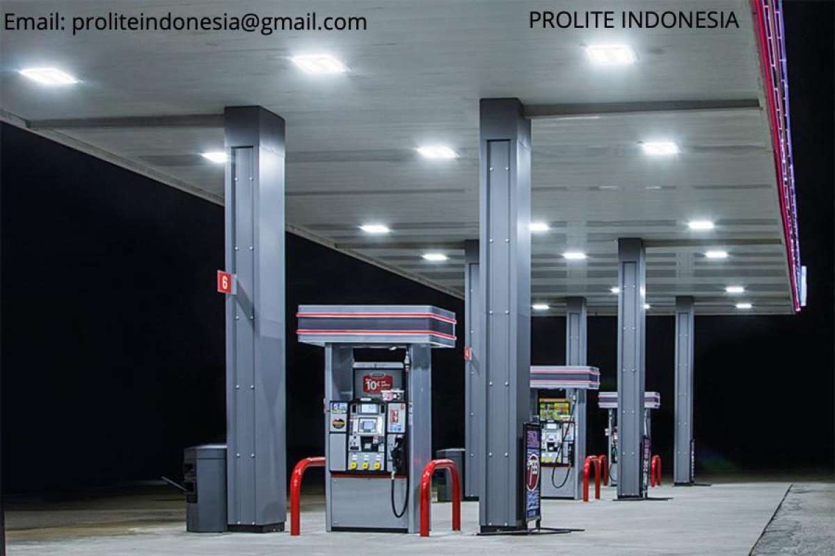 Jual HOUSING RUMAH LAMPU POM BENSIN BOX KOTAK BESI POWDER COATING ...