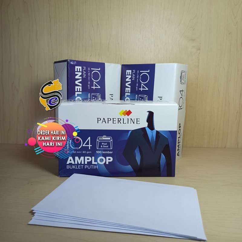 Jual Amplop Putih Ukuran Kecil 104 Pps Dengan Seal Pengaman / Amplop ...