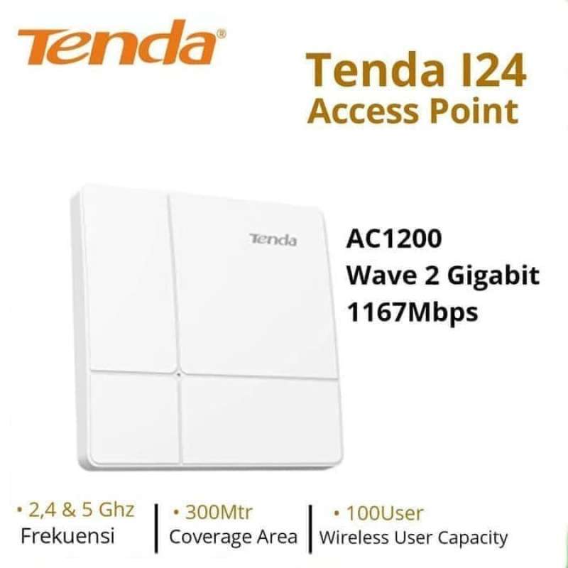 Promo Tenda i24 Access Point Wireless AC1200 Wave 2 Gigabit Diskon 4% ...