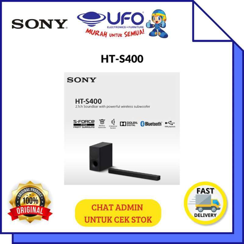 Jual SONY HT-S400 SOUNDBAR WITH WIRELESS SUBWOOFER di Seller UFO ...