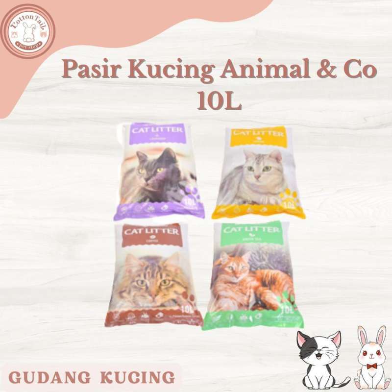 Jual Pasir Kucing Animal & Co Pasir Kucing Animal & Co Wangi 10L ...