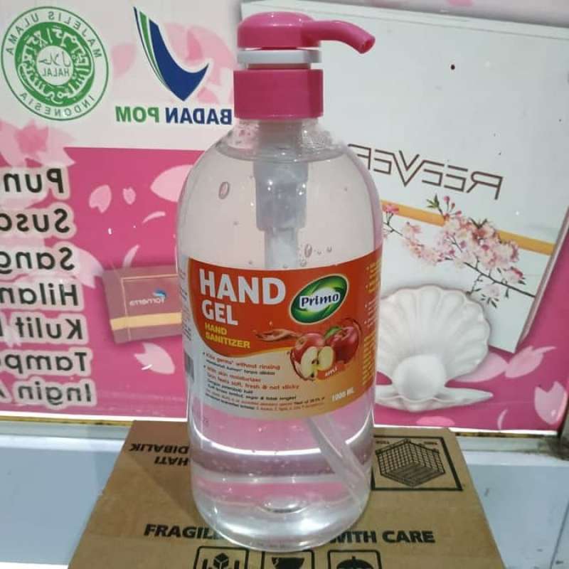 Promo PRIMO Hand Gel Hand Sanitizer 1 Liter Pump Antiseptic Pembersih ...