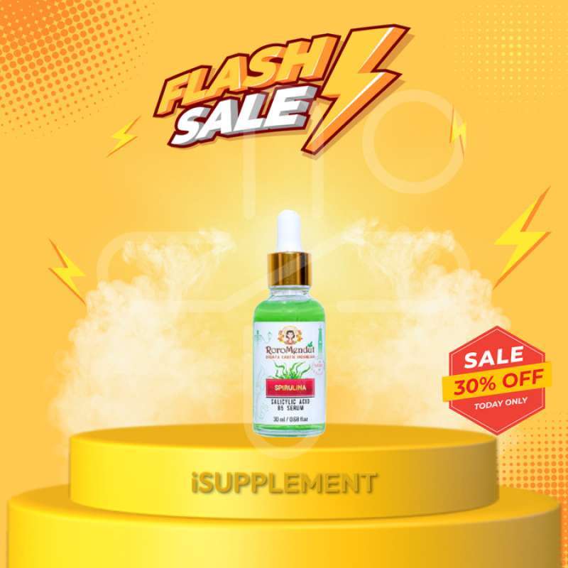 Jual Sprirulina Salicylic Acid B5 Serum & Essence Wajah Roro Mendut Di ...