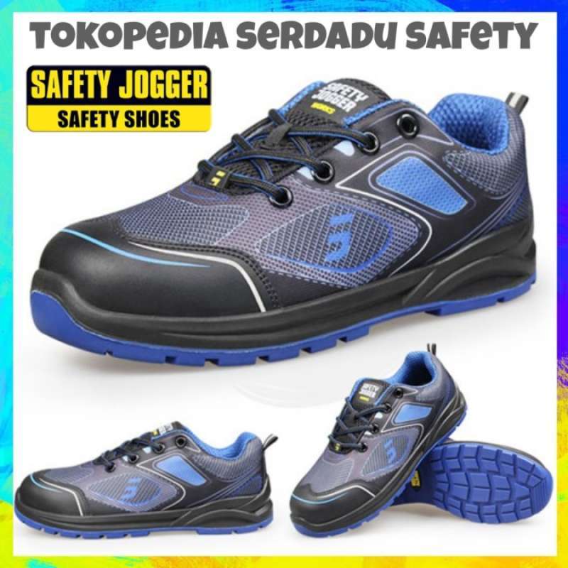 Promo Sepatu Safety Jogger Cador Blue Original safety shoes jogger ...