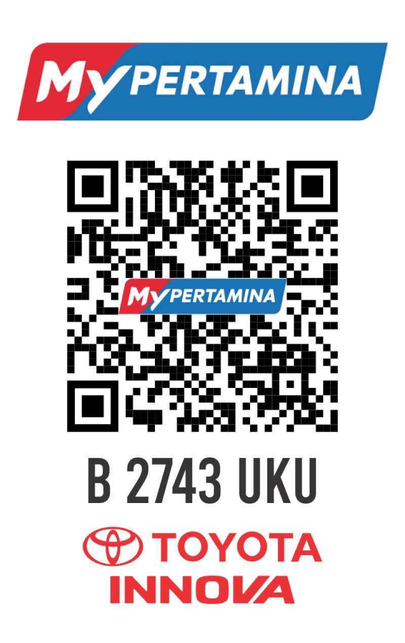 Jual Cetak Kartu QR Code Pertamina UV Printed My Pertamina Custom Suka Suka di Seller Dewi Prabu ...