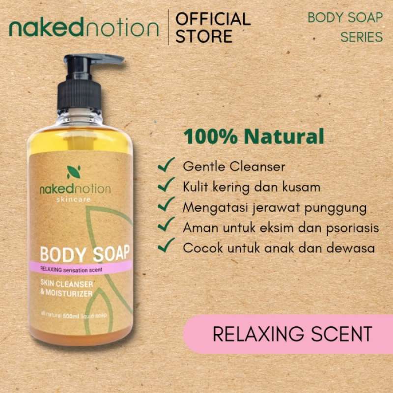 Promo NAKED NOTION Eksim, Psoriasis, Back Acne Relaxing Natural Body ...