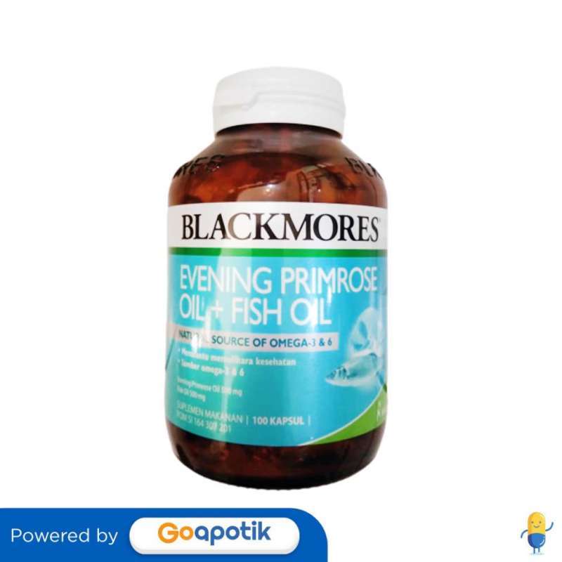 Jual Blackmores Evening Primerose Oil + Fish Oil Botol 100 Kapsul Di ...