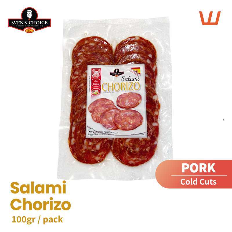 Jual sven's choice SALAMI CHORIZO 100g PORK di Seller Wadaku ...