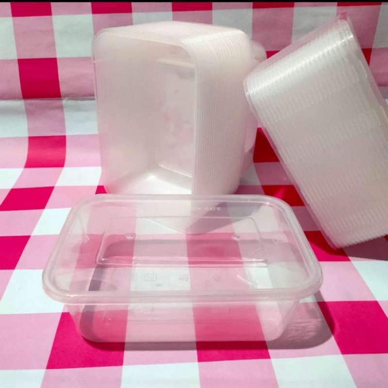Jual Thinwall 1000 Ml Isi 25 Pcs Kotak Plastik Kotak Bening Di Seller