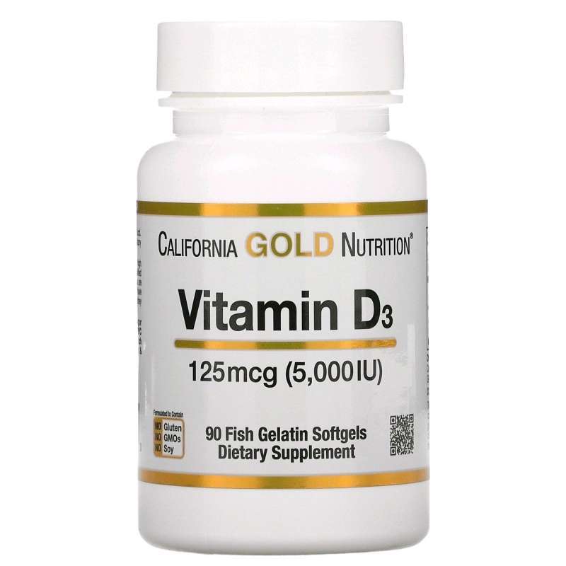 Jual California Gold Nutrition CGN Vitamin-D3 Vitamin D D3 VitaminD3 ...