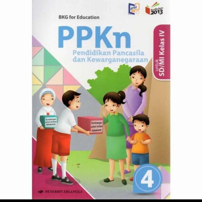 Promo BUKU PPKN PENDIDIKAN PANCASILA DAN KEWARGANEGARAAN 4 UNTUK SD MI ...