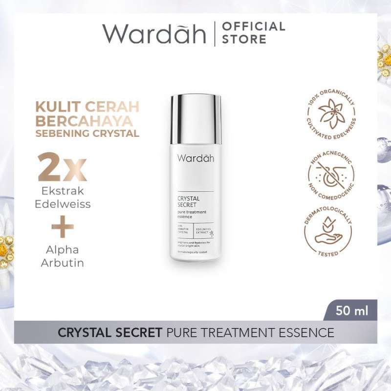 Wardah Crystal Secret Essence 100 Ml Lengkap Harga Terbaru Juli 2024 ...