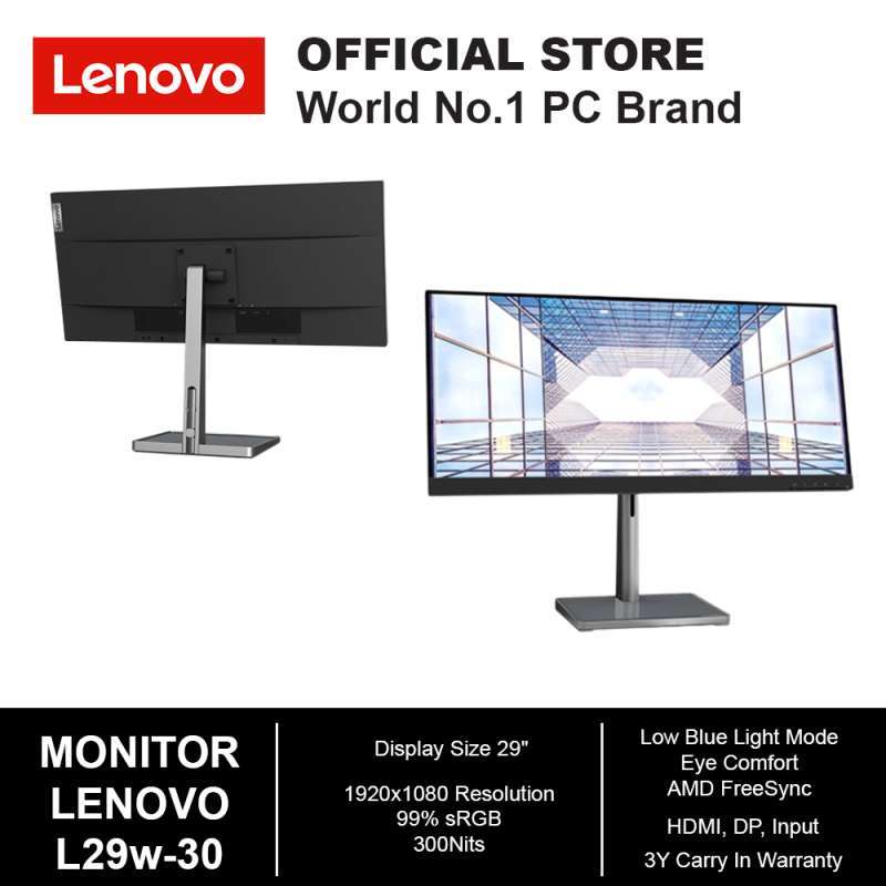 Jual LED Monitor LENOVO L29w-30 Ultrawide 29 90Hz WFHD IPS HDMI DP ...