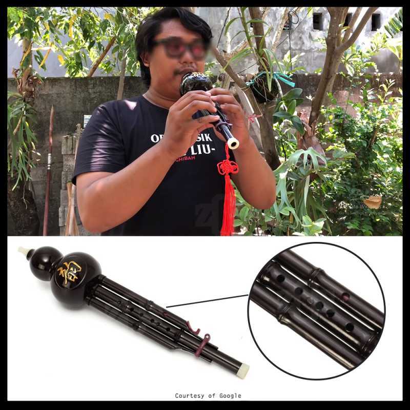 Jual Seruling Suling Flute Hulusi Labu Etnik Tradisional China Di ...