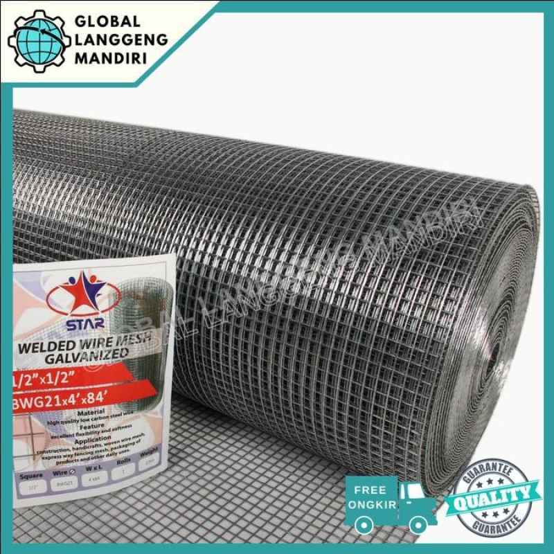 Jual KAWAT RAM GALVANIS 1/2X1/2X0.8MMX1.2M / KAWAT LOKET 12MM BWG 21 di ...