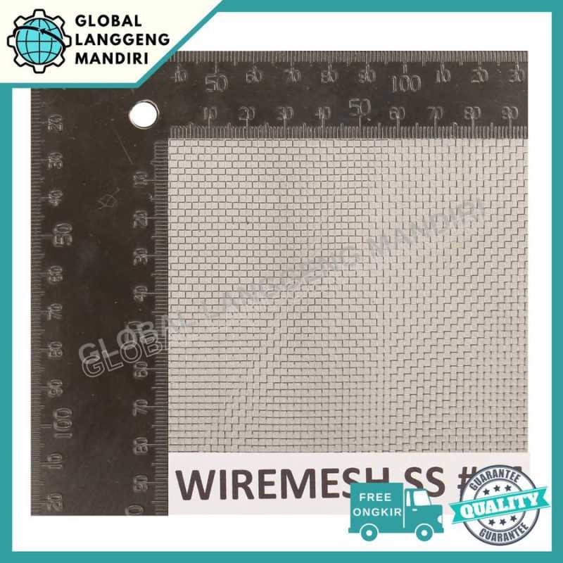 Jual Wire Mesh 14 Stainless (201) 1mx1m /kawat Nyamuk / Wiremesh #14 ...